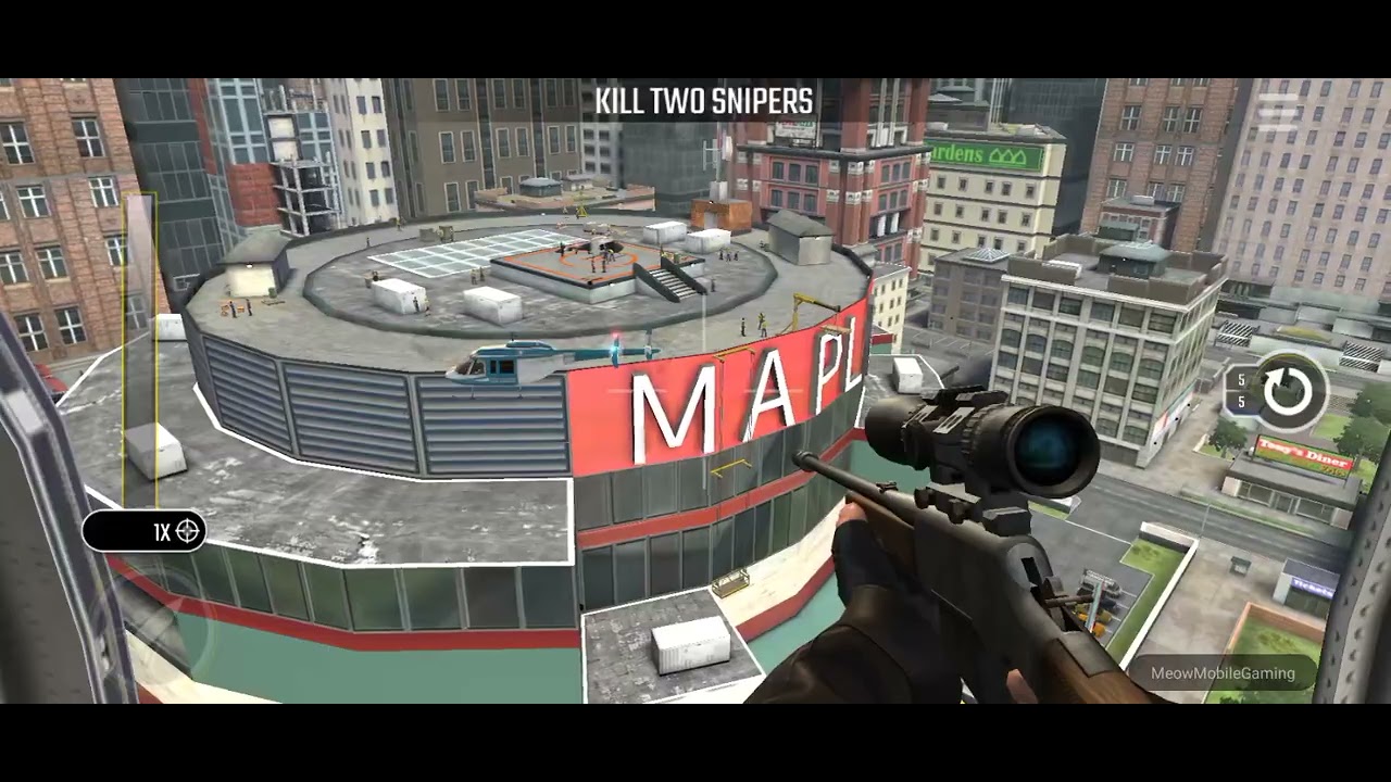 Pure Sniper Z12 Mission 24 Chopper Stoppers Kill Two Snipers - YouTube