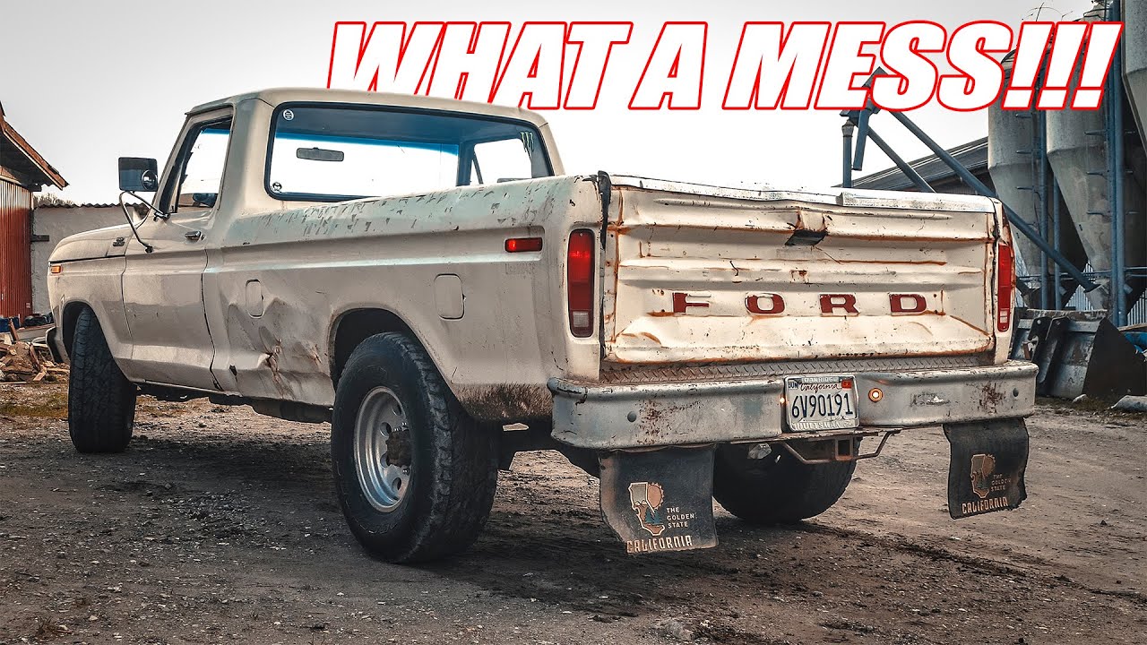 IT'S REALLY BAD! Wire Clean Up & Tar On Paint Removal - Ford F250 Big ...
