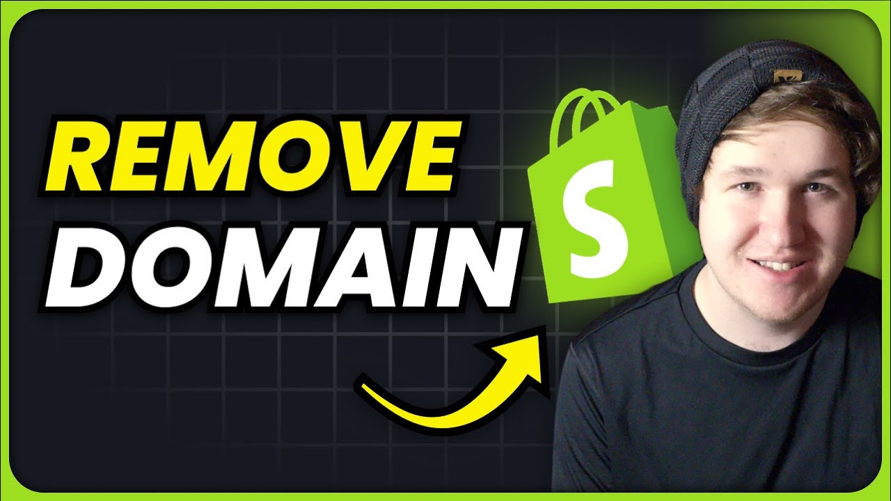 How To Remove Domain Name From Shopify Website - YouTube