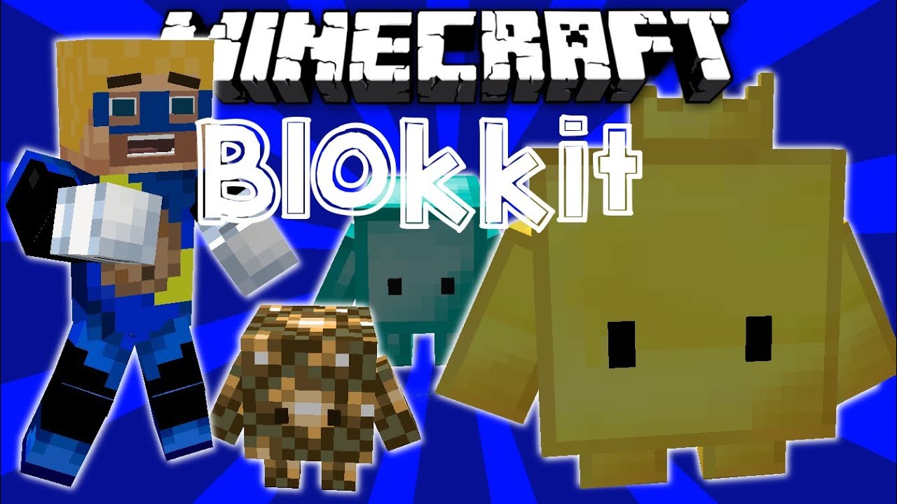Minecraft BLOKKIT MOD - YouTube
