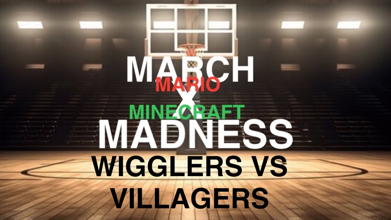 March Mario x Minecraft Madness - Wigglers vs Villagers - YouTube
