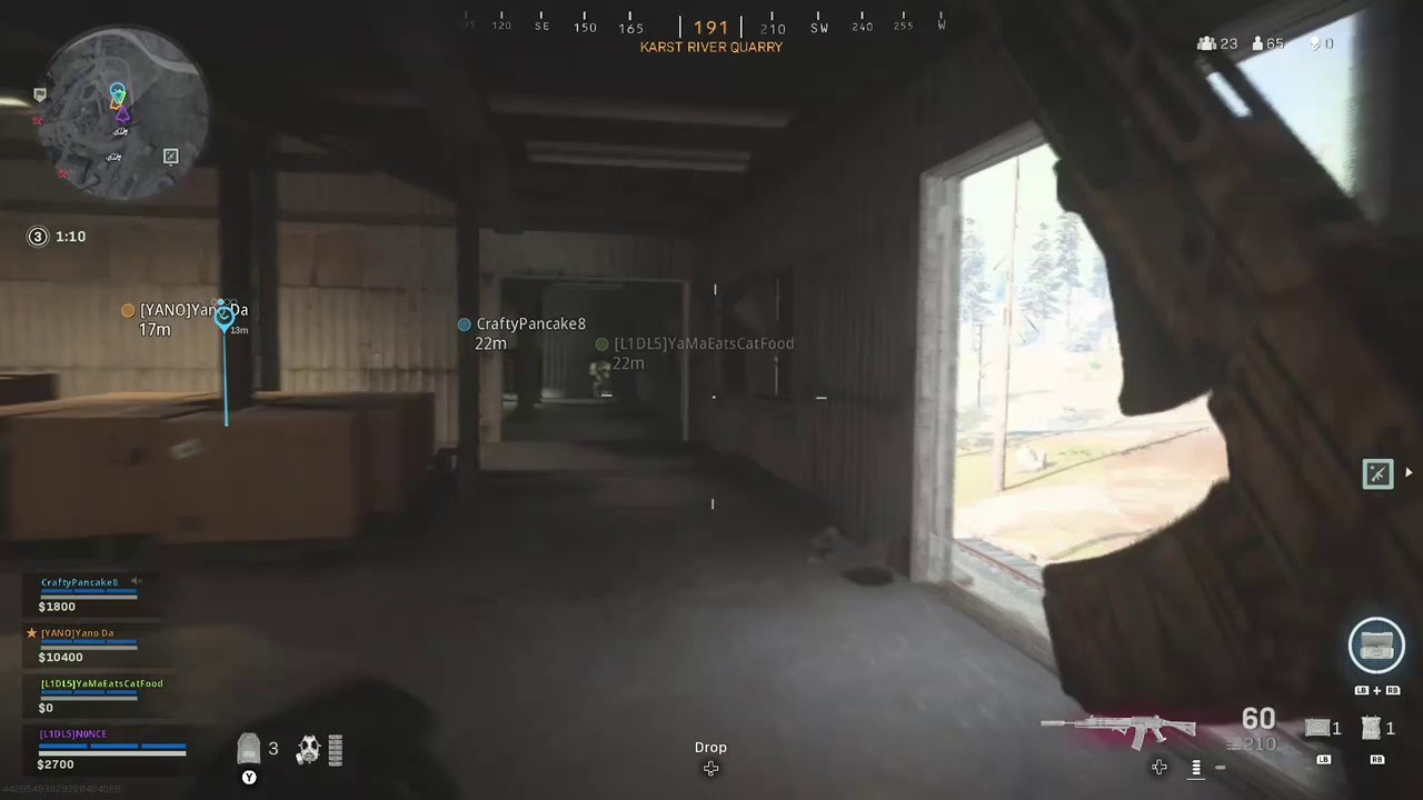 COD MW - WARZONE - JUMP SHOT SNIPE - YouTube