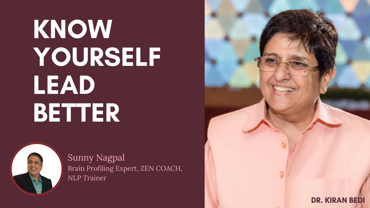 Find your PURPOSE easily | Brain Coach Sunny | Dr. Kiran Bedi | First Woman IPS Officer in India ...