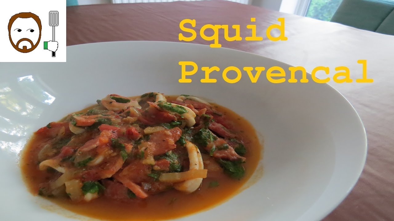 Squid Provencal Recipe | Simple squid, bacon and tomato stew - YouTube