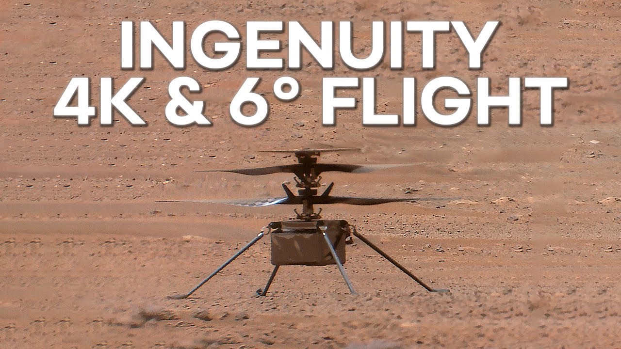 Ingenuity's Latest 4k Aerial Photo And 6th Flight Updates - YouTube