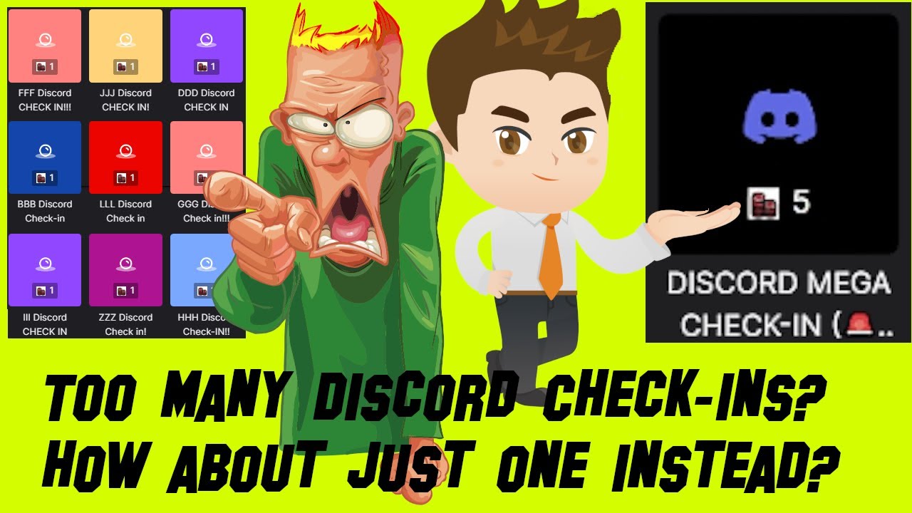 Too many Discord check-ins?...Best functioning discord mega check in ...