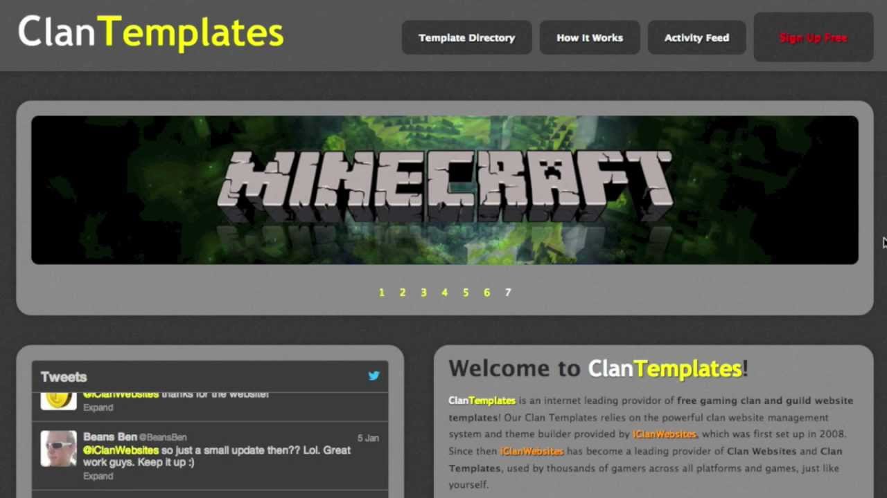 Make a clan template for free - YouTube