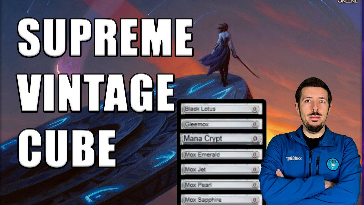 Drafting all the Power in the Supreme Vintage Cube - YouTube