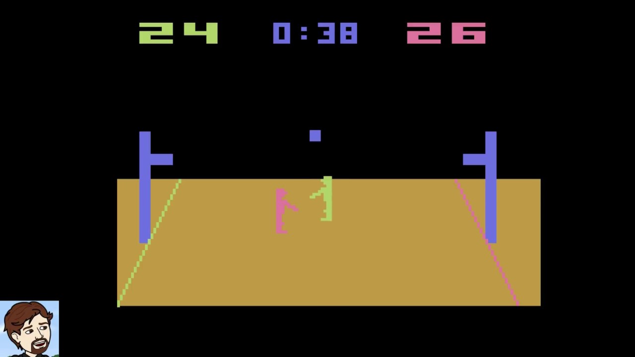 Atari 2600 - Basketball © 1978 Atari - Gameplay - YouTube