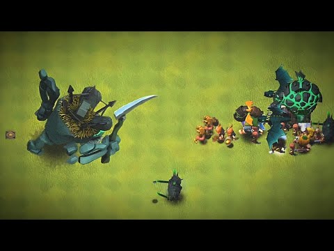 witch golem vs all troops in clash of clans - YouTube