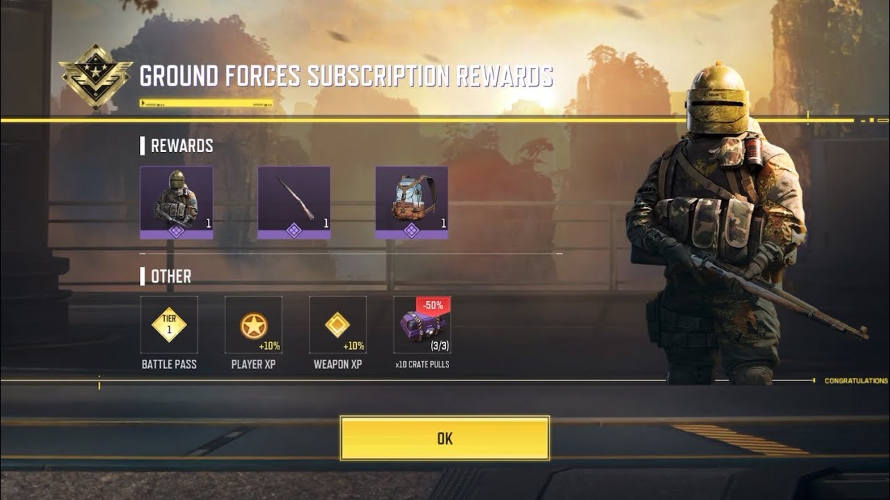 Codm Claiming Season 5 Ground Forces Subscription Rewards | S5 Digital ...