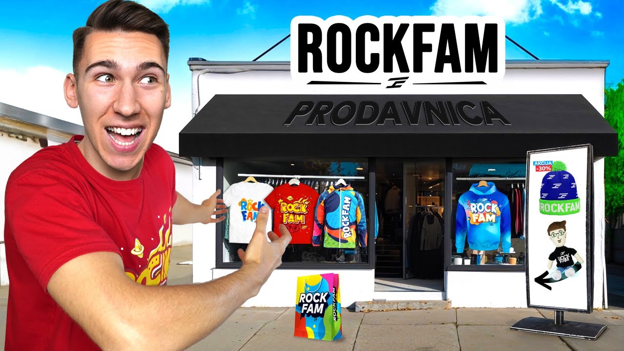 GRADIM ROCK FAM PRODAVNICU!! - YouTube