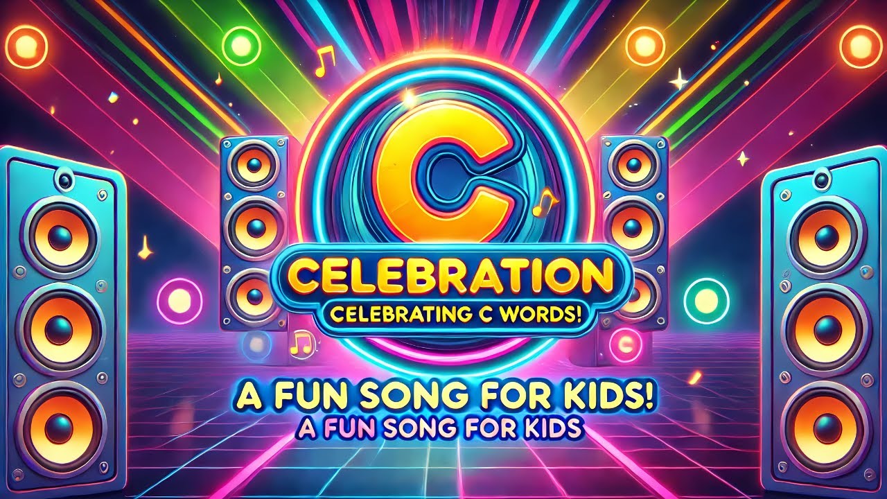 Celebrating C-Words | Fun Letter C Song for Kids | Preschool Learning ...
