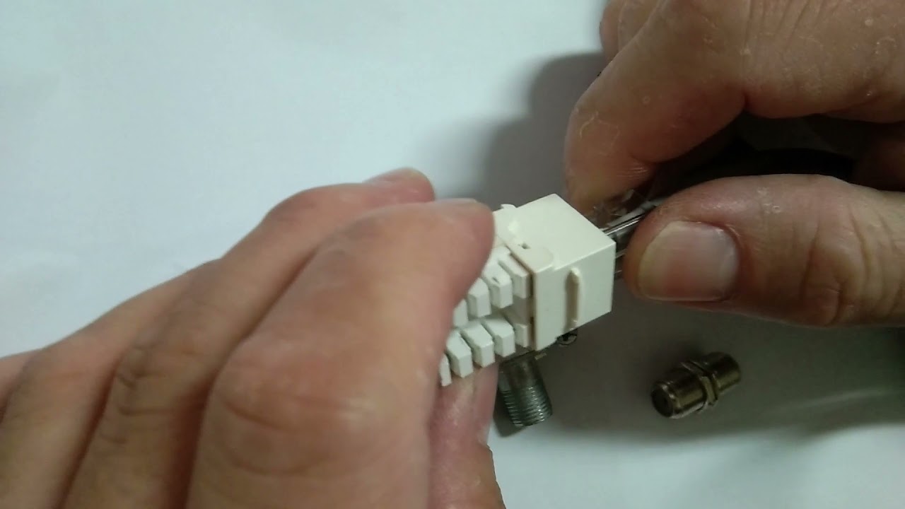 Rj-45 and F-connector Crimping Tutorials. Part 2 - YouTube