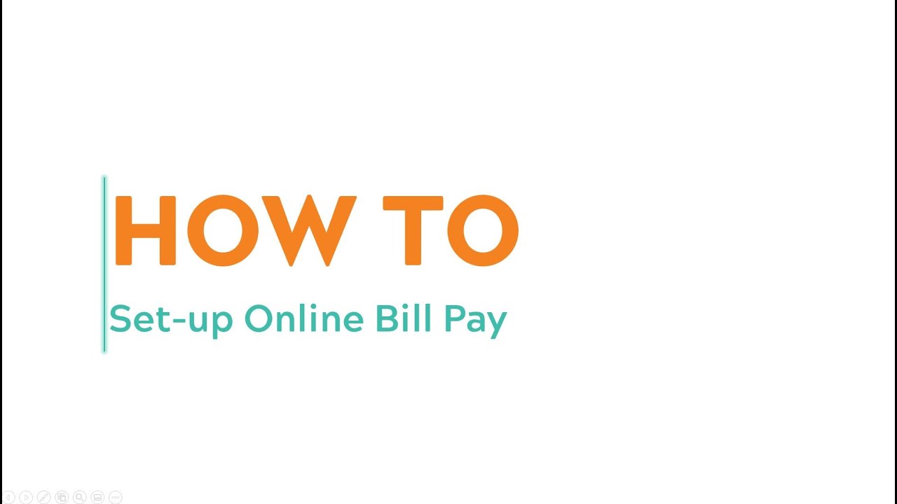 How to: Set Up Online Bill Pay - YouTube