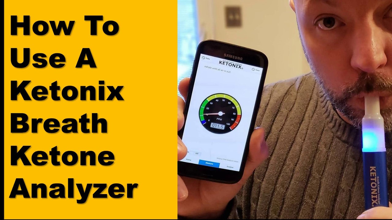 How To Use A KETONIX® Breath Ketone Analyzer - YouTube