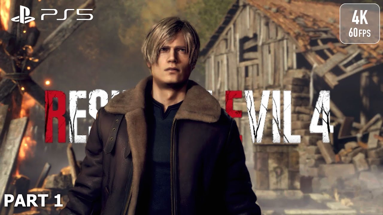 RESIDENT EVIL 4 REMAKE PS5 Gameplay Walkthrough part1 (Intro) [4K 60FPS ...