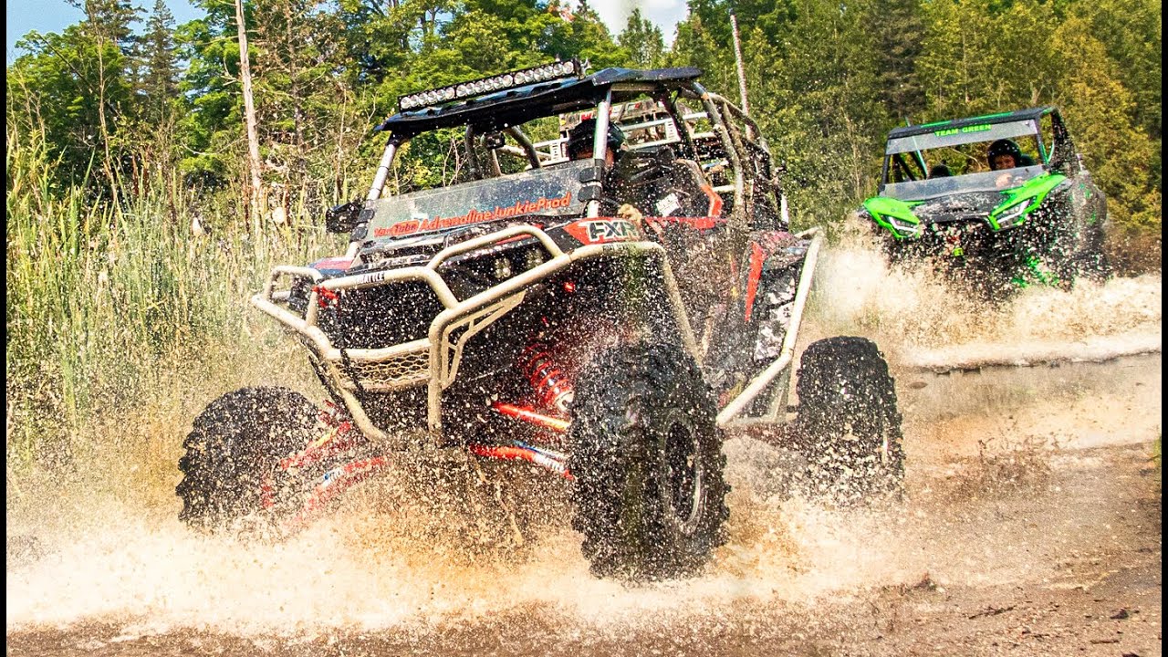 Water Crossing! How to clean your SXS/UTV... while riding! Polaris RZR ...