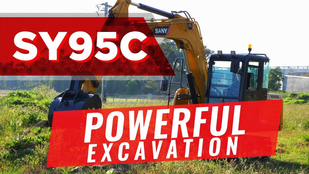 SANY SY95C - Features - YouTube