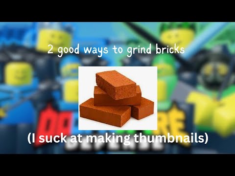 Two good ways to grind bricks (doomspire defense) - YouTube