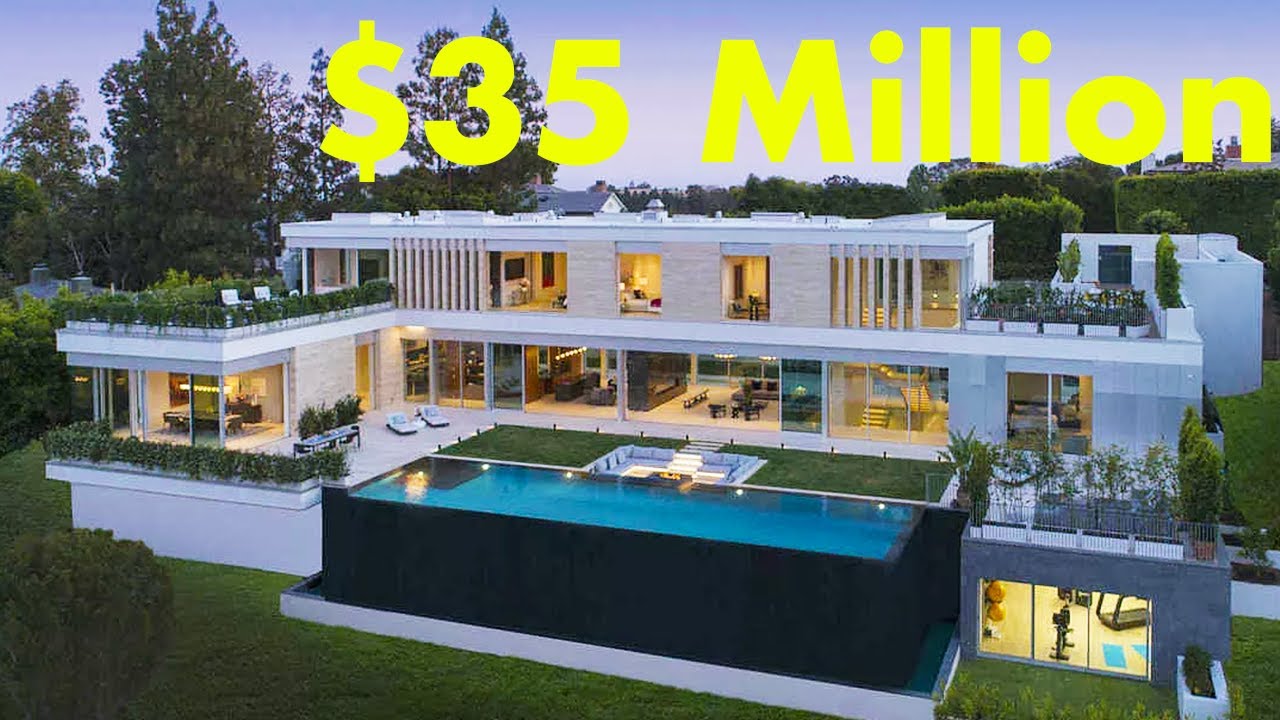 $35 Million Mega Mansion Tour in Los Angeles - YouTube