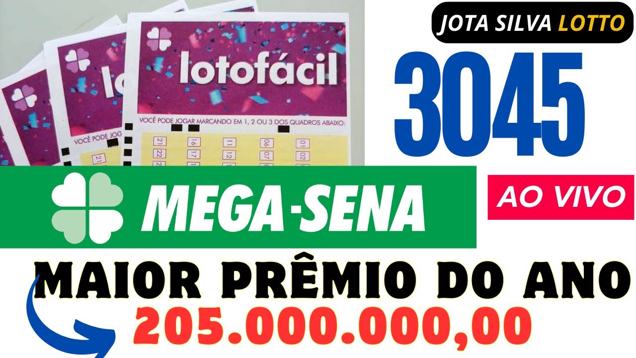 MEGA-SENA MAIOR PRÊMIO DO ANO RESULTADO LOTOFÁCIL 3045 DIA DE SORTE 883 ...