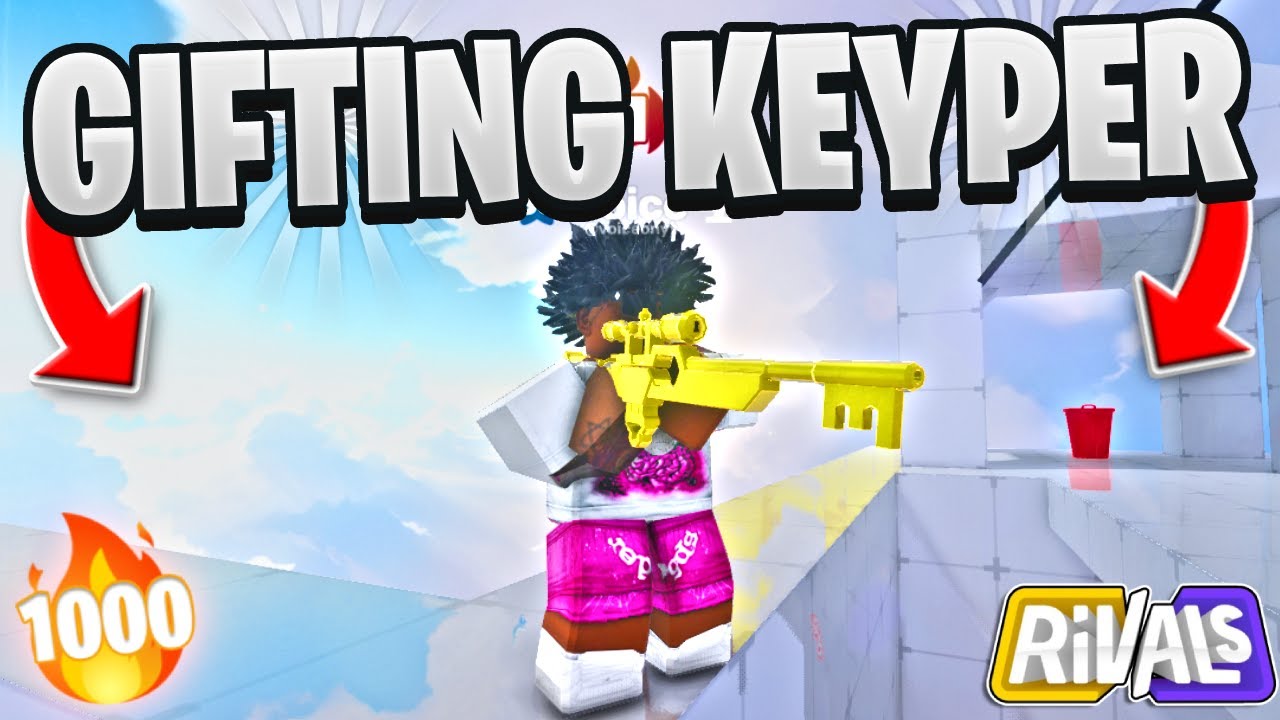 I SPENT $100,000 ROBUX GIFTING STRANGERS THE KEY SNIPER IN ROBLOX ...