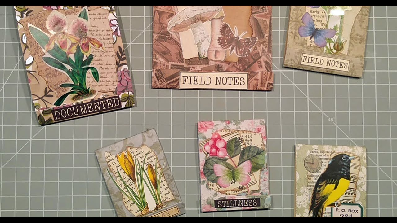 Mini Matchbook Notepads - YouTube