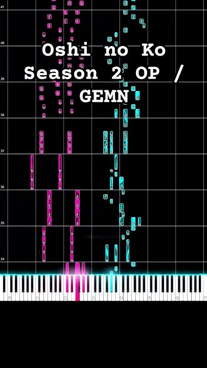 Oshi no Ko Season 2 OP / GEMN PIANO 2/2 #piano#oshinoko - YouTube