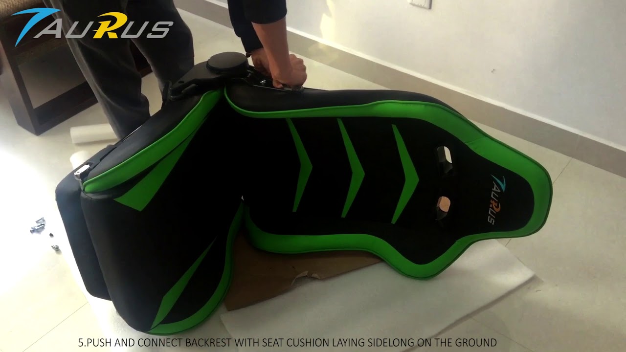 Taurus Gaming Chair Assembly Instruction - YouTube