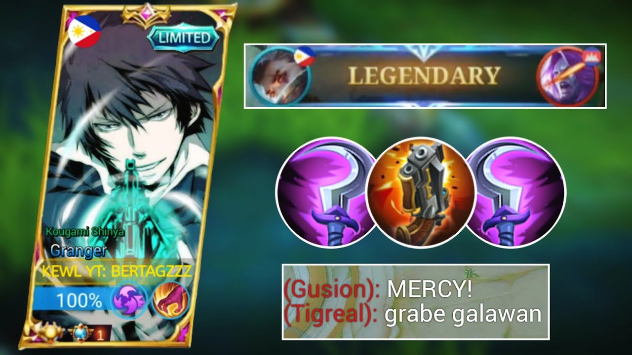 THE REASON WHY I CHOOSE GRANGER AS MY MAIN HERO 😎 - GRANGER BEST BUILD ...