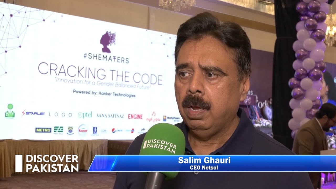 Salim Ghauri, CEO Netsol, talks about women empowerment at 'Cracking ...