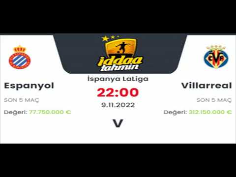Espanyol Villarreal İddaa Tahminleri 9 Kasım 2022 #iddaa