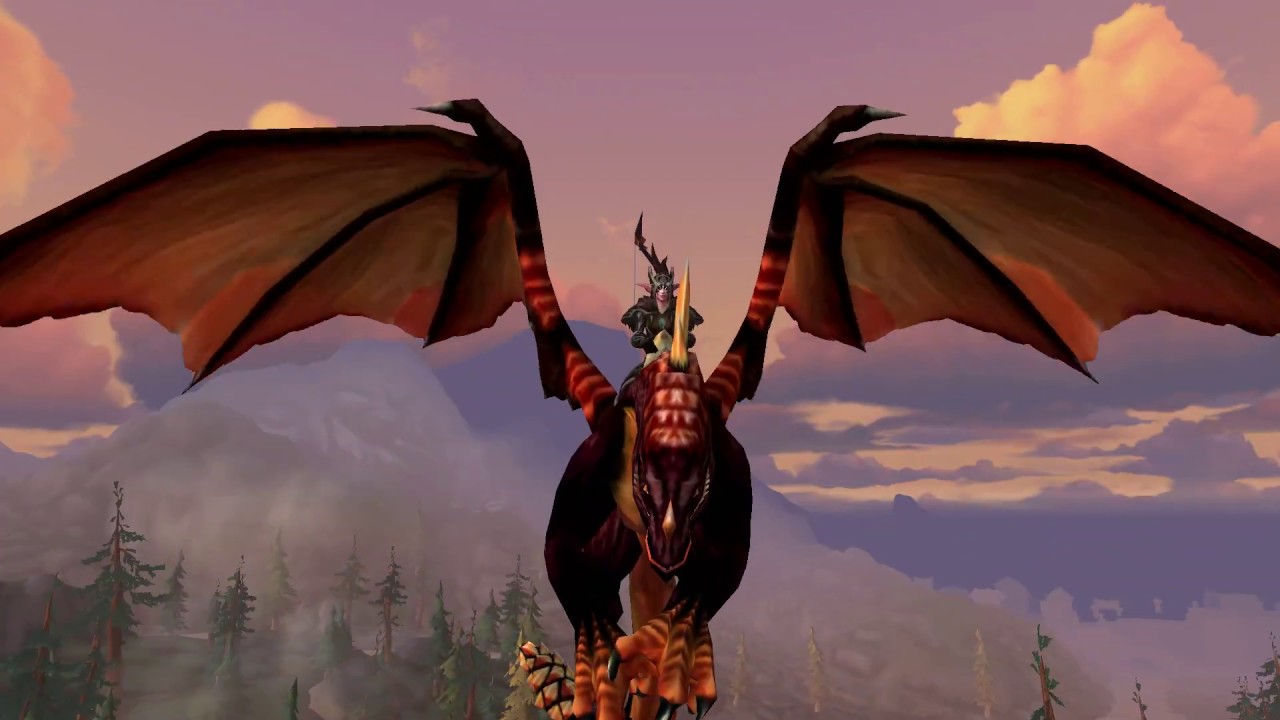 World of Warcraft Mount Black Drake - YouTube
