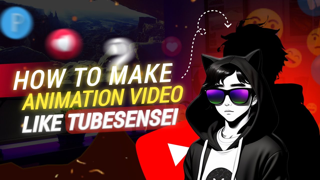 How to make Tubesensei Animation Video In Mobile🚀 l Tube sensei ...