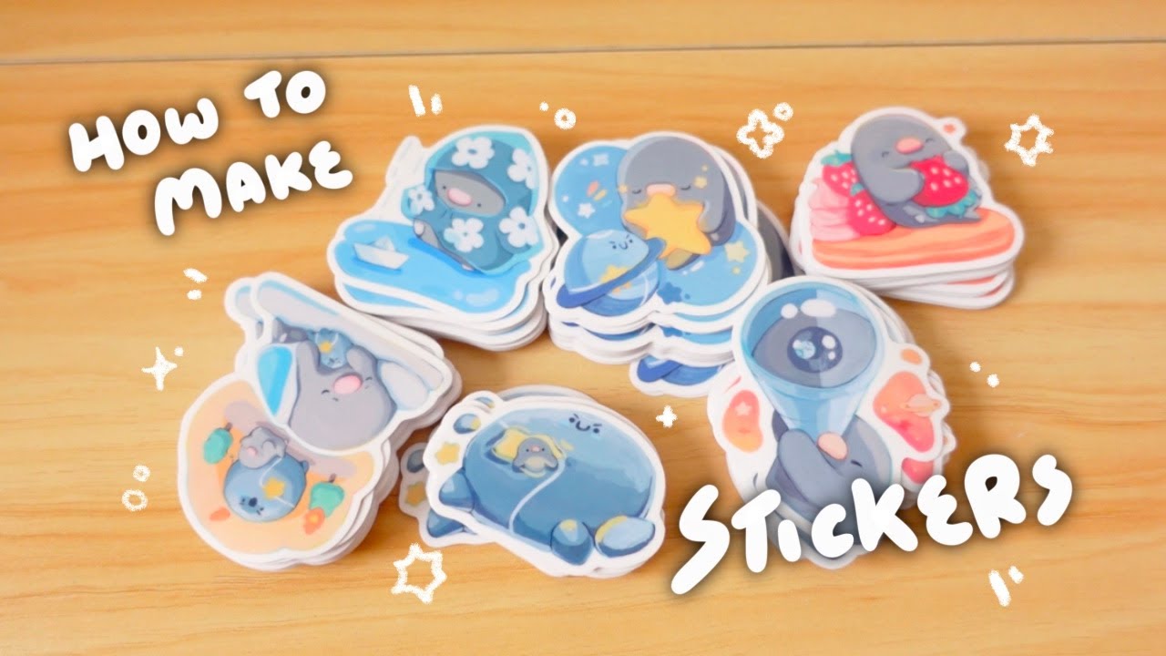 how to prepare sticker files, outsource stickers, shop update & more ...