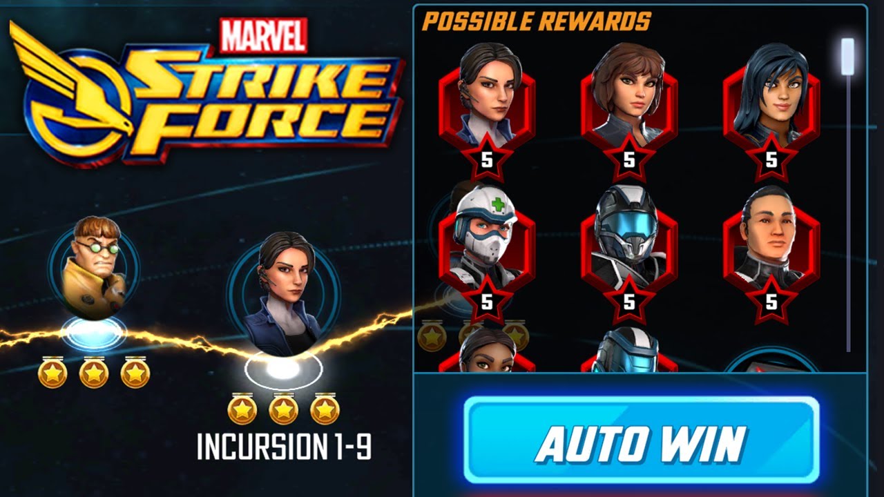 1.9 INCURSION CRASH FIX - Offer Review - MARVEL Strike Force - MSF ...