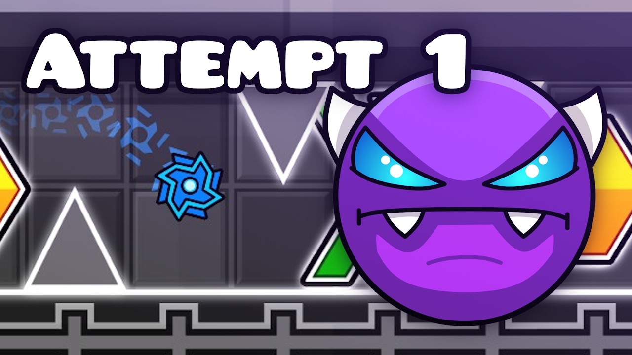 1 attempt on every EASY DEMON I've beaten - YouTube