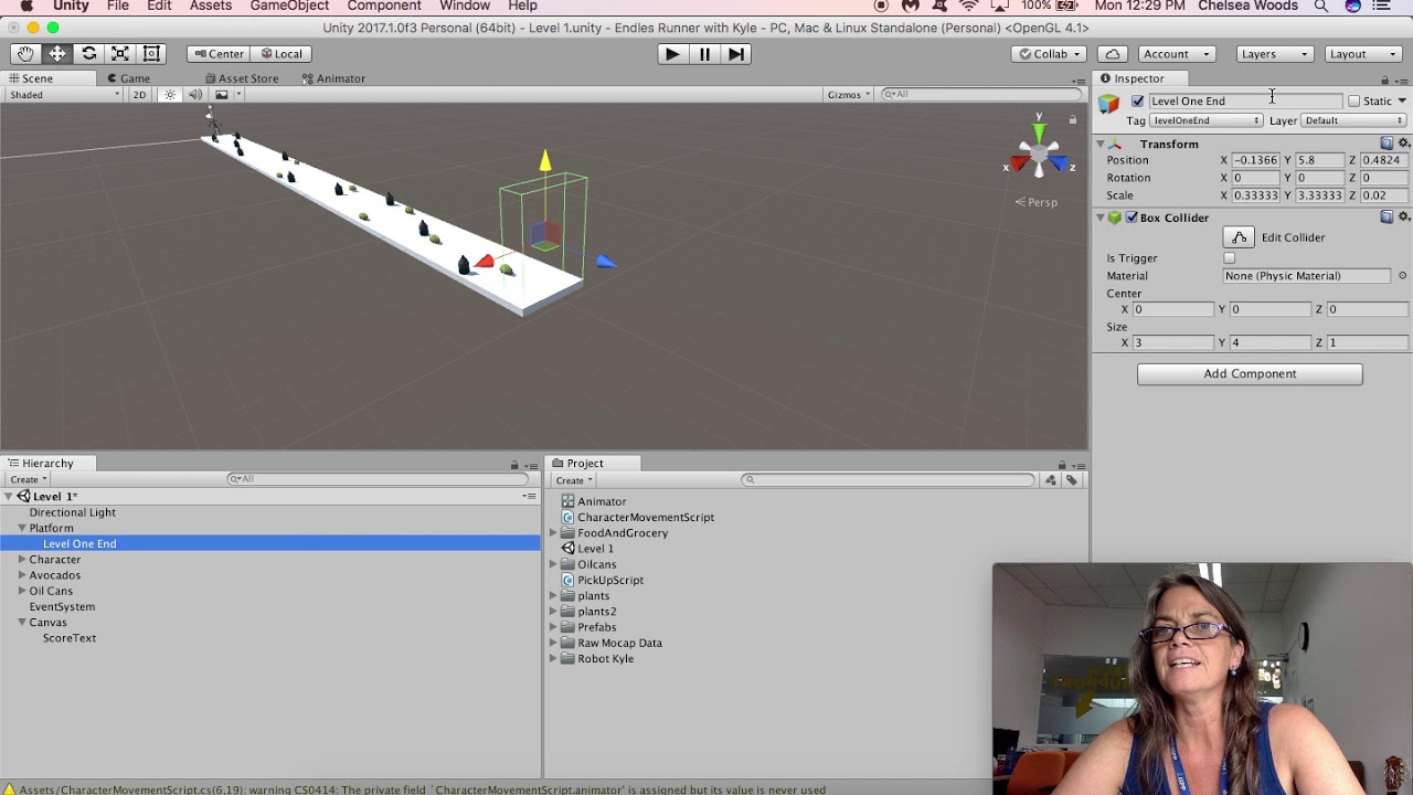 Unity 3d C Endless Runner Kyle Tutorial 4 Youtube