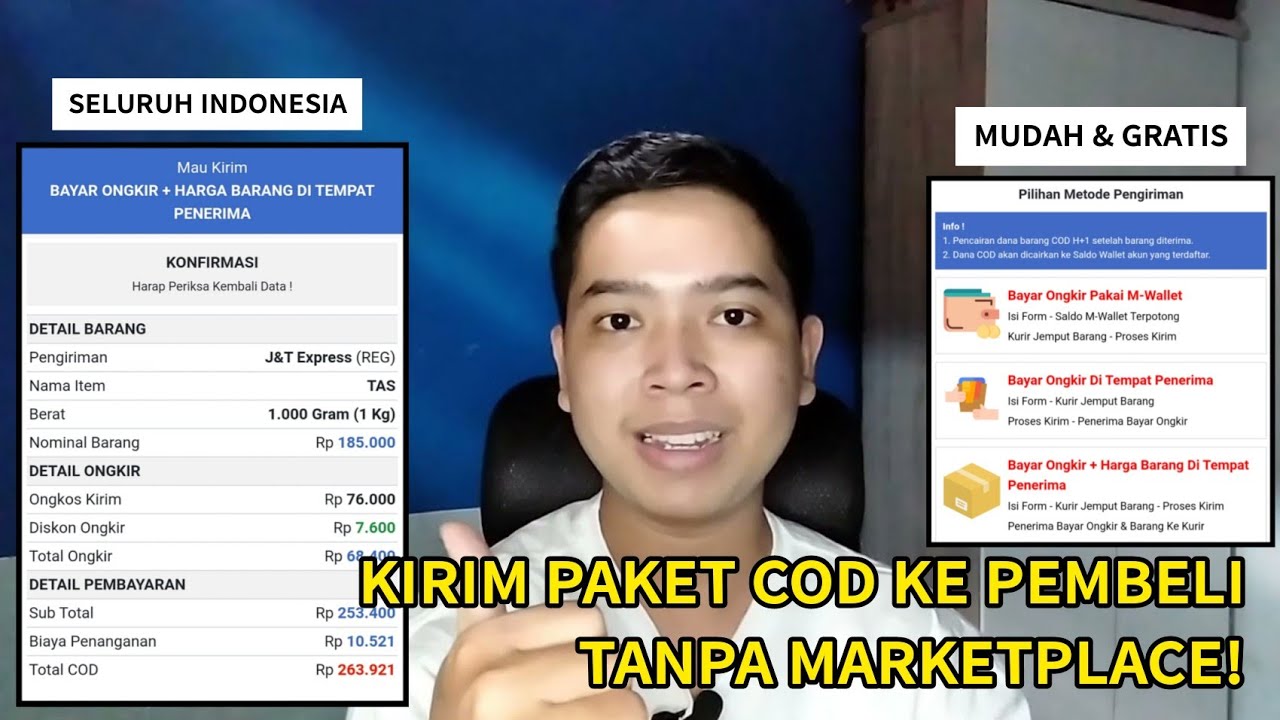 CARA KIRIM PAKET COD KE PEMBELI TANPA MARKETPLACE! - YouTube
