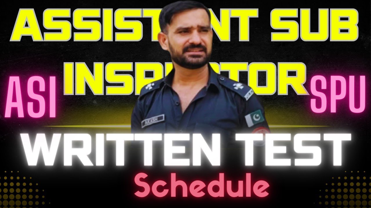 Assistant Sub Inspector Written Test #police #asi - YouTube