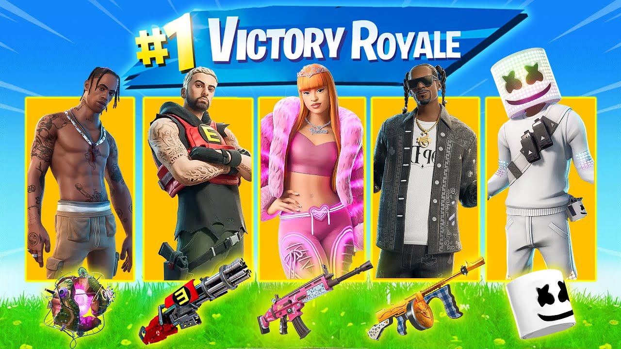 The *RANDOM* MUSIC Boss Challenge in Fortnite! - YouTube