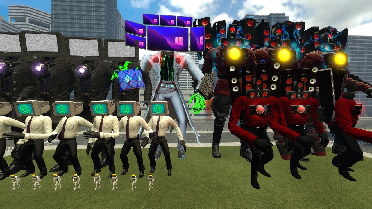 NEW TITAN PC MAN AND TV MAN BOSS VS CORRUPTED SPEAKERMAN! In Garry's ...