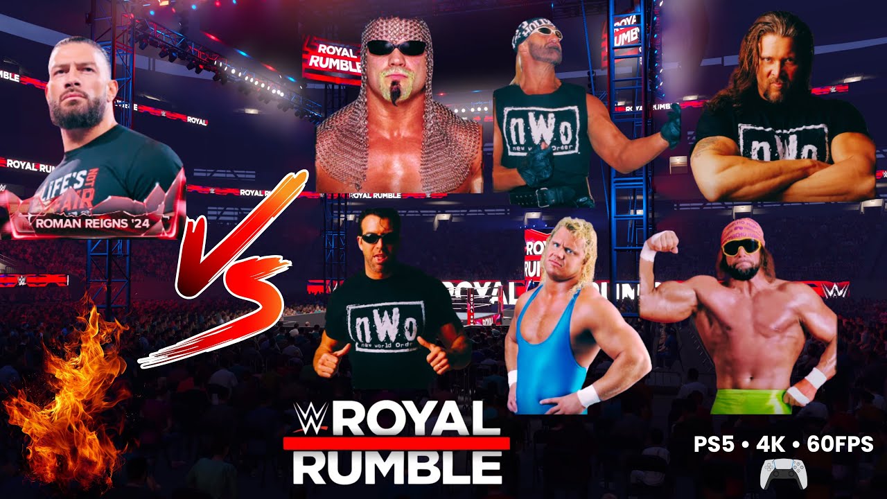Roman Reigns Royal Rumble Player In Player Out 🔥 WWE2K25 PS5 4K 60fps ...