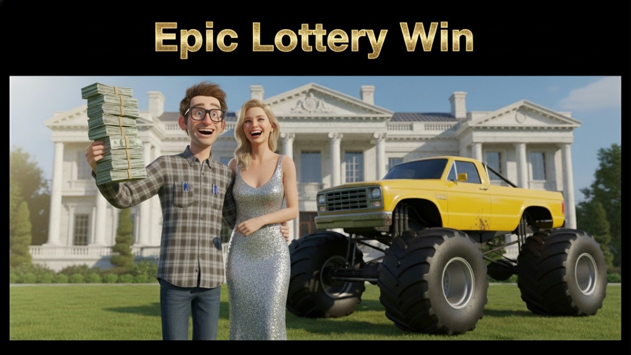 Cashin' in on Laughs: Hilarious Lottery Winner Comedy Song! 😂💰 - YouTube