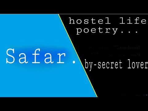 Hostel life poetry part-2 ||lover poetry by secret lover ||poetry ...
