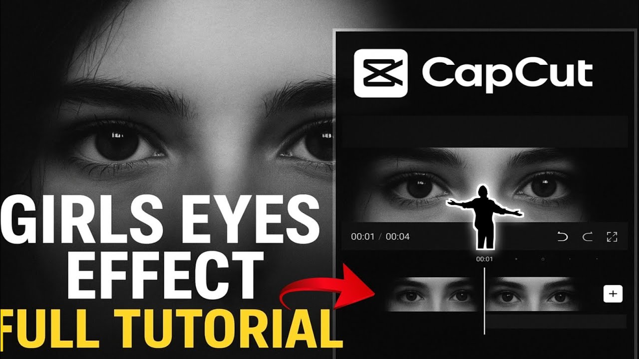 Girls Eyes Effect Editing 🔥 CapCut Full Tutorial (Viral Effect ...