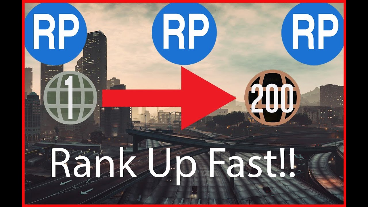 GTA 5 Online- HOW TO RANK UP FAST!! - YouTube