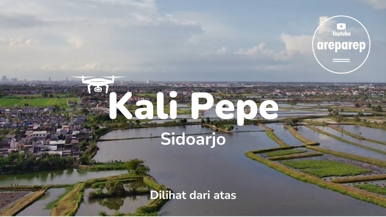 Spot Viral Mancing | Penampakan kali pepe sidoarjo di lihat dari atas. - YouTube
