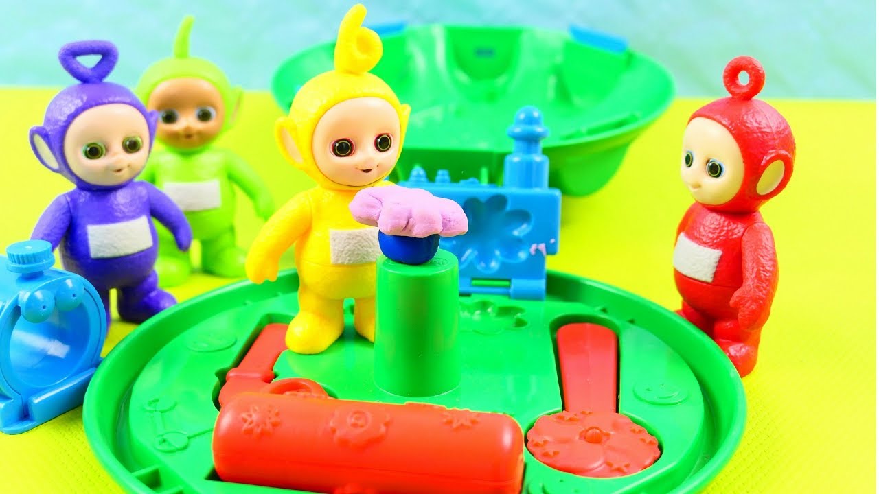 Teletubbies Play Doh Set Kinder Joy Slime Animals Teletubbies ...